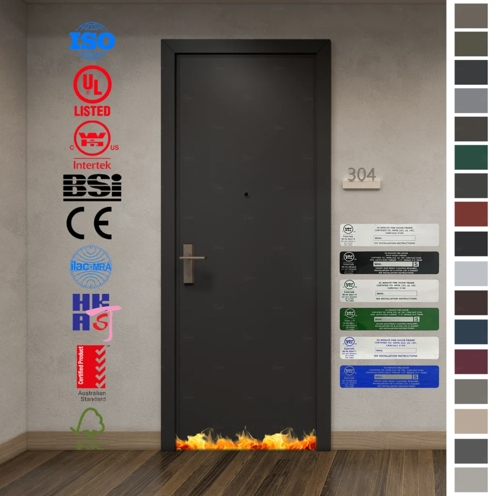 Fire Rated Door for Apartments – AS Certified FD30/60/90 Mins