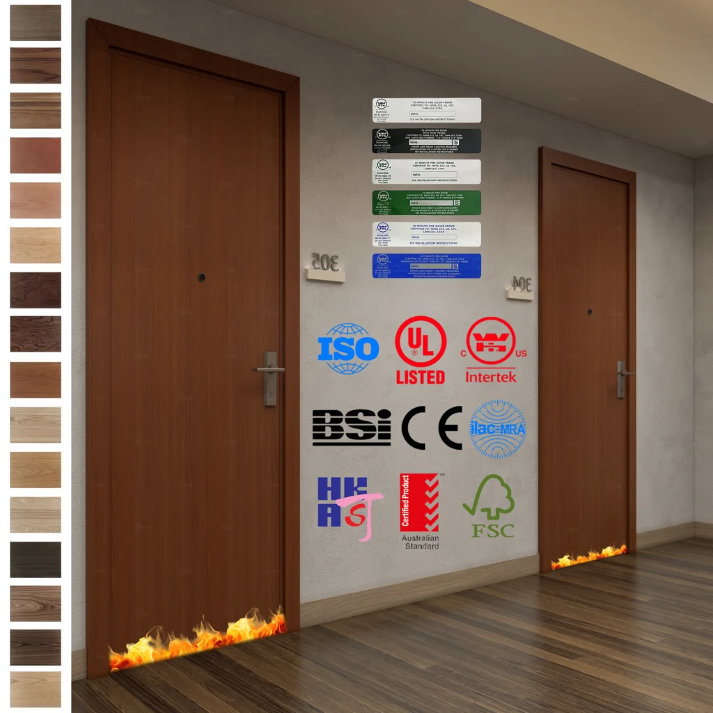 Fire Rated Door | BS EN Listed Interior Fire Door for Condos Room