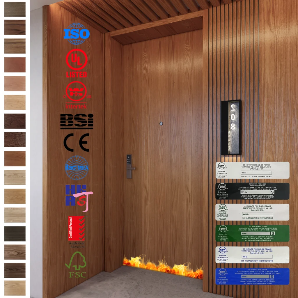 Fire Rated Door for Upscale Hotels: Fireproof & Soundproof Design