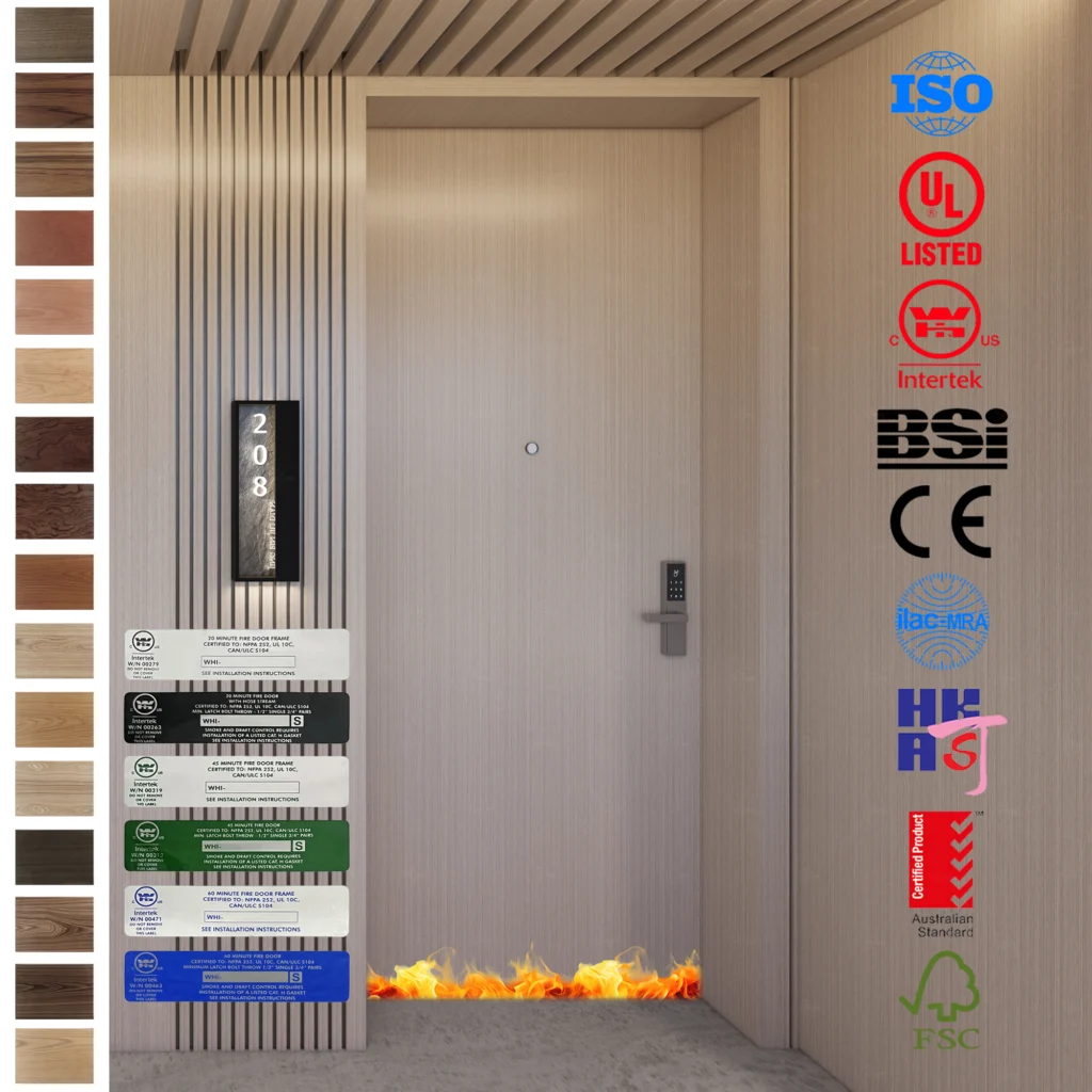 Pintu Tahan Api untuk Proyek Hotel Kustom di AS, Kanada, dan Meksiko