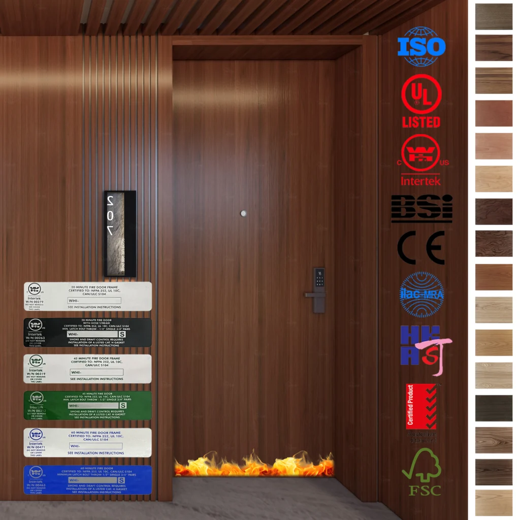 Fire Rated Door UK: Timber Composite Interior for Hotel Projects