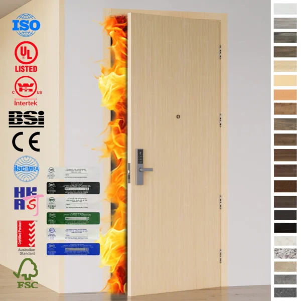 Fire Rated Door Supplier for Gulf Countries Hotel Projects